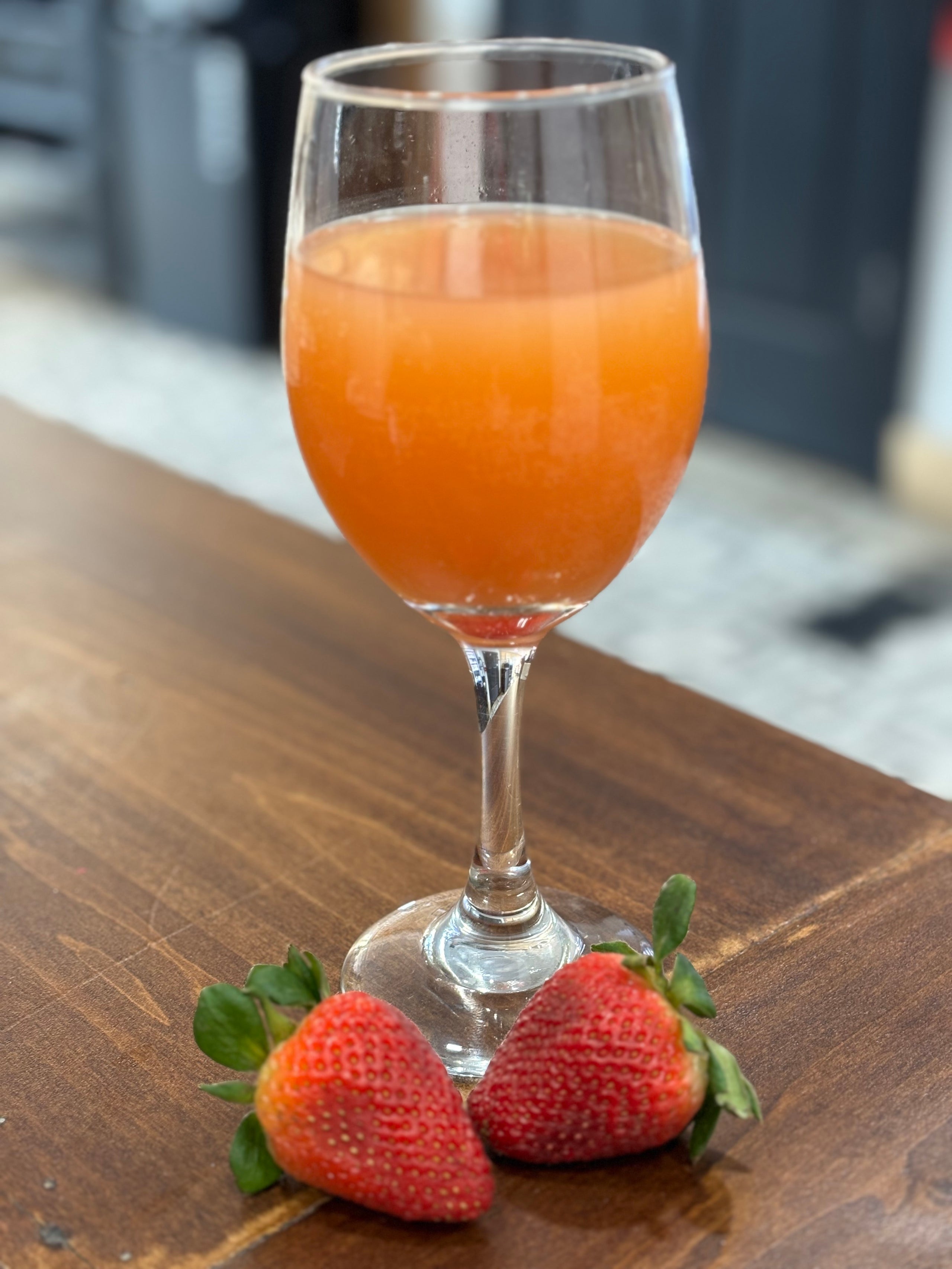 Strawberry Rose Mimosa | Good Deeds Coffee